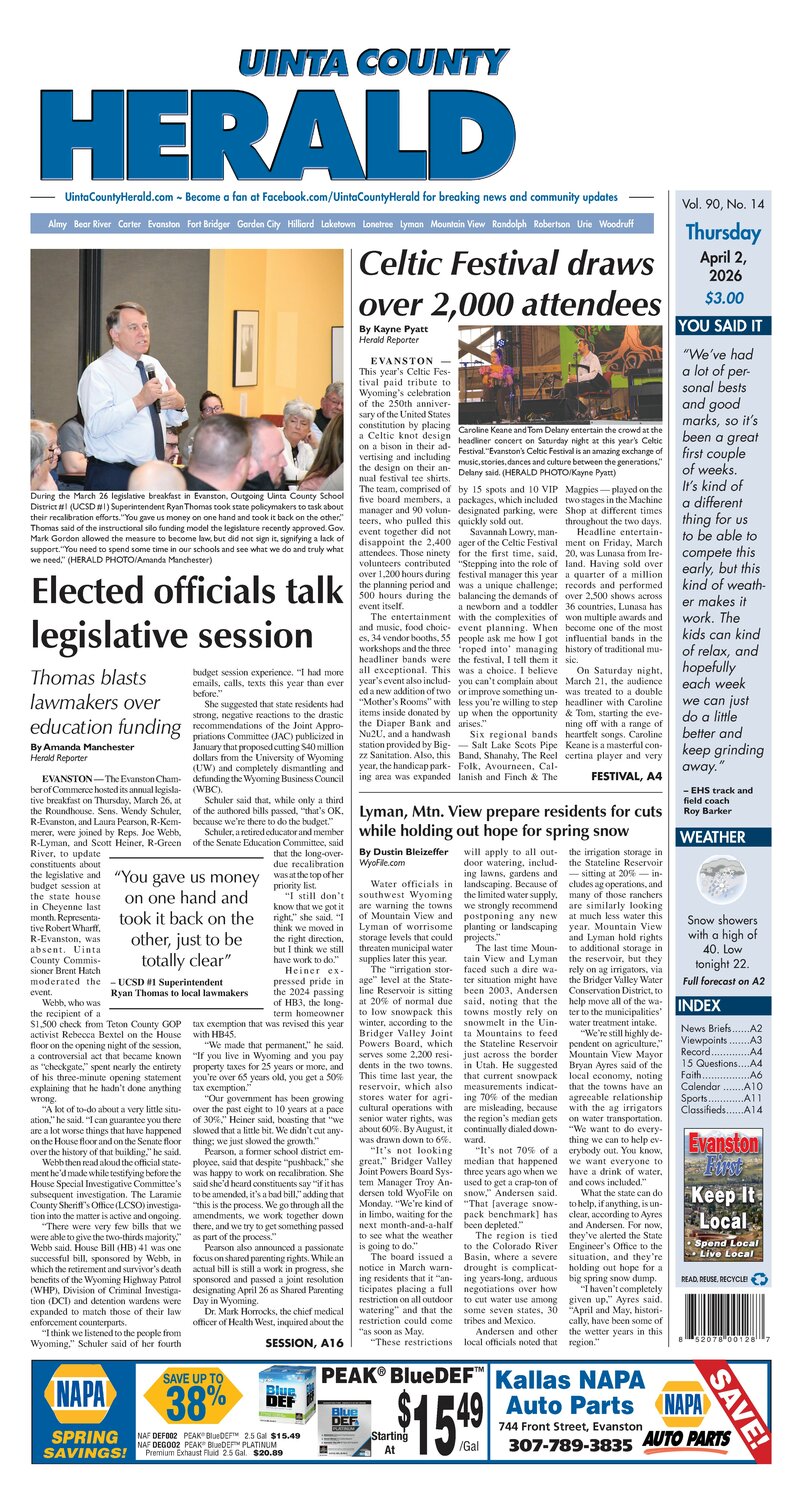 E-Editions - Uinta County Herald