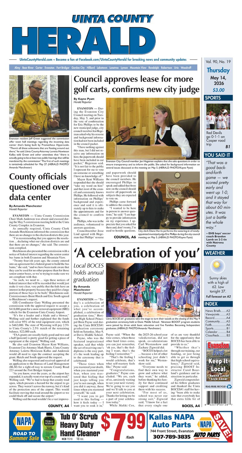 E-Editions - Uinta County Herald