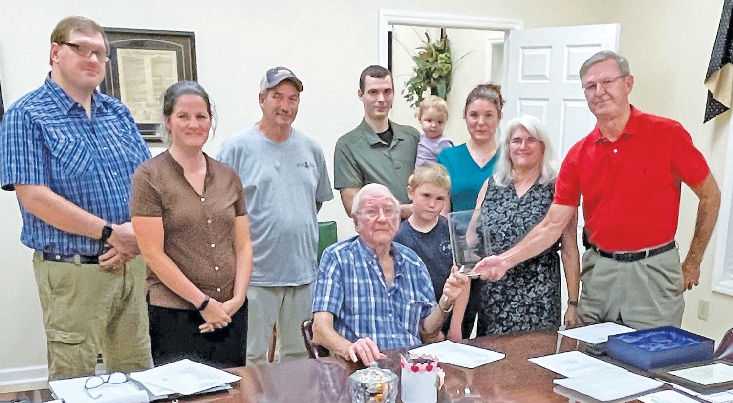 Robert O. "Bobby" Morris recognized for 43 years of service to Town of ...