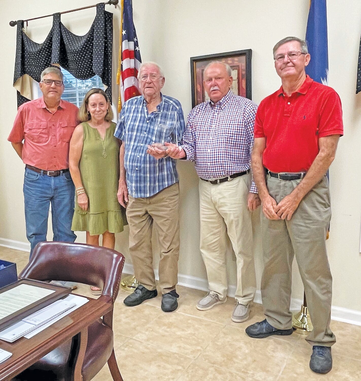 Robert O. "Bobby" Morris recognized for 43 years of service to Town of ...