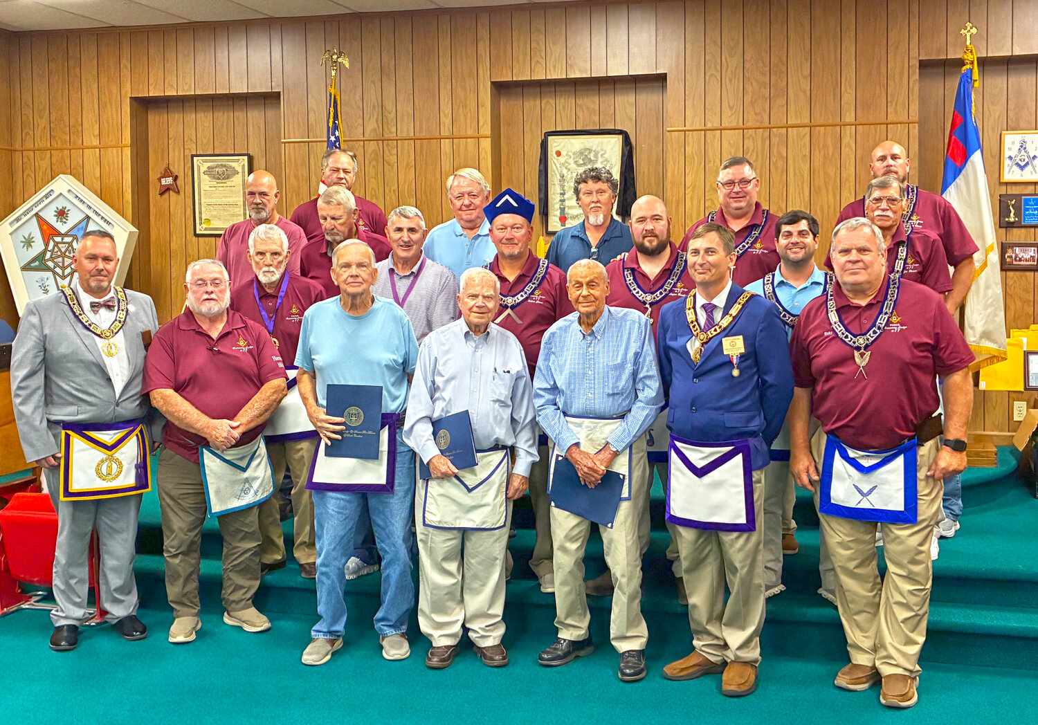 Harmony Lodge No. 17 recognizes 4 long serving members - The People ...