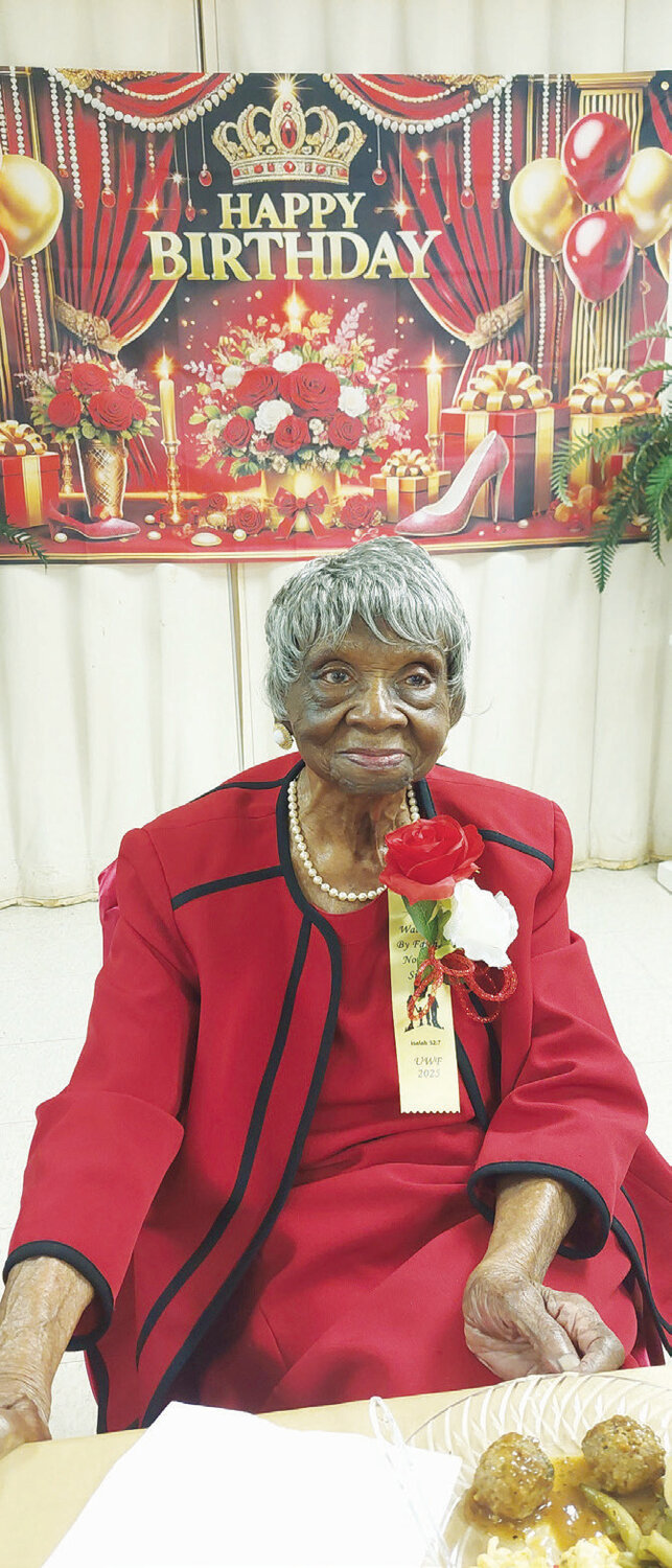 Happy 109th Birthday to Mildred Edwards Duhe Bowie - Pointe Coupee Banner
