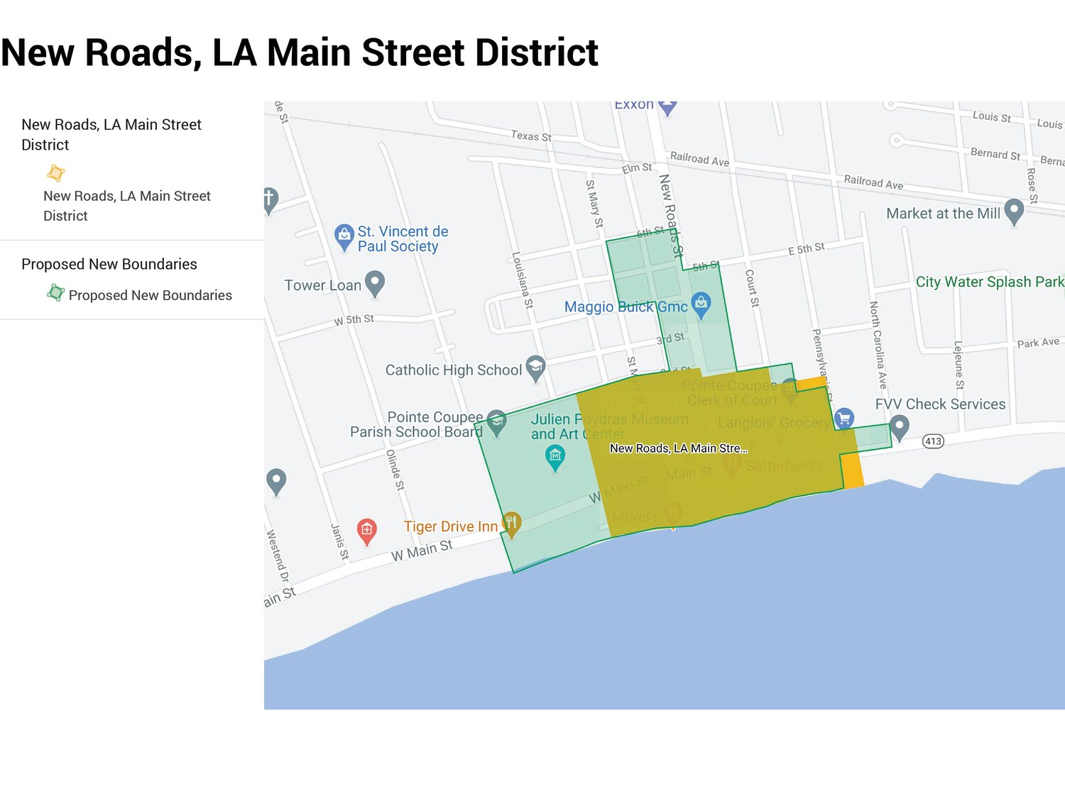 City of New Roads Main Street Restoration Grant Program Now Accepting ...