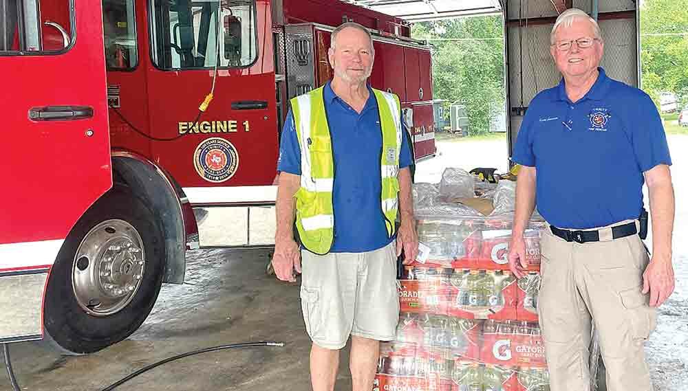 Fire Department donation - Trinity County News-Standard