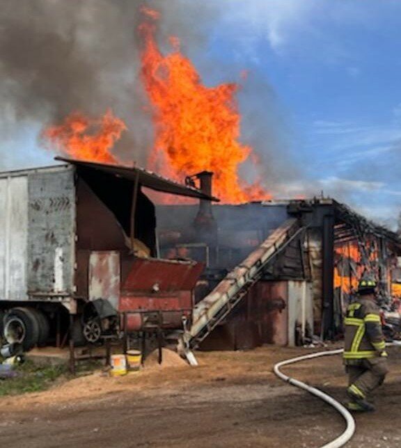 Lumber mills destroyed in fire - Trinity County News-Standard