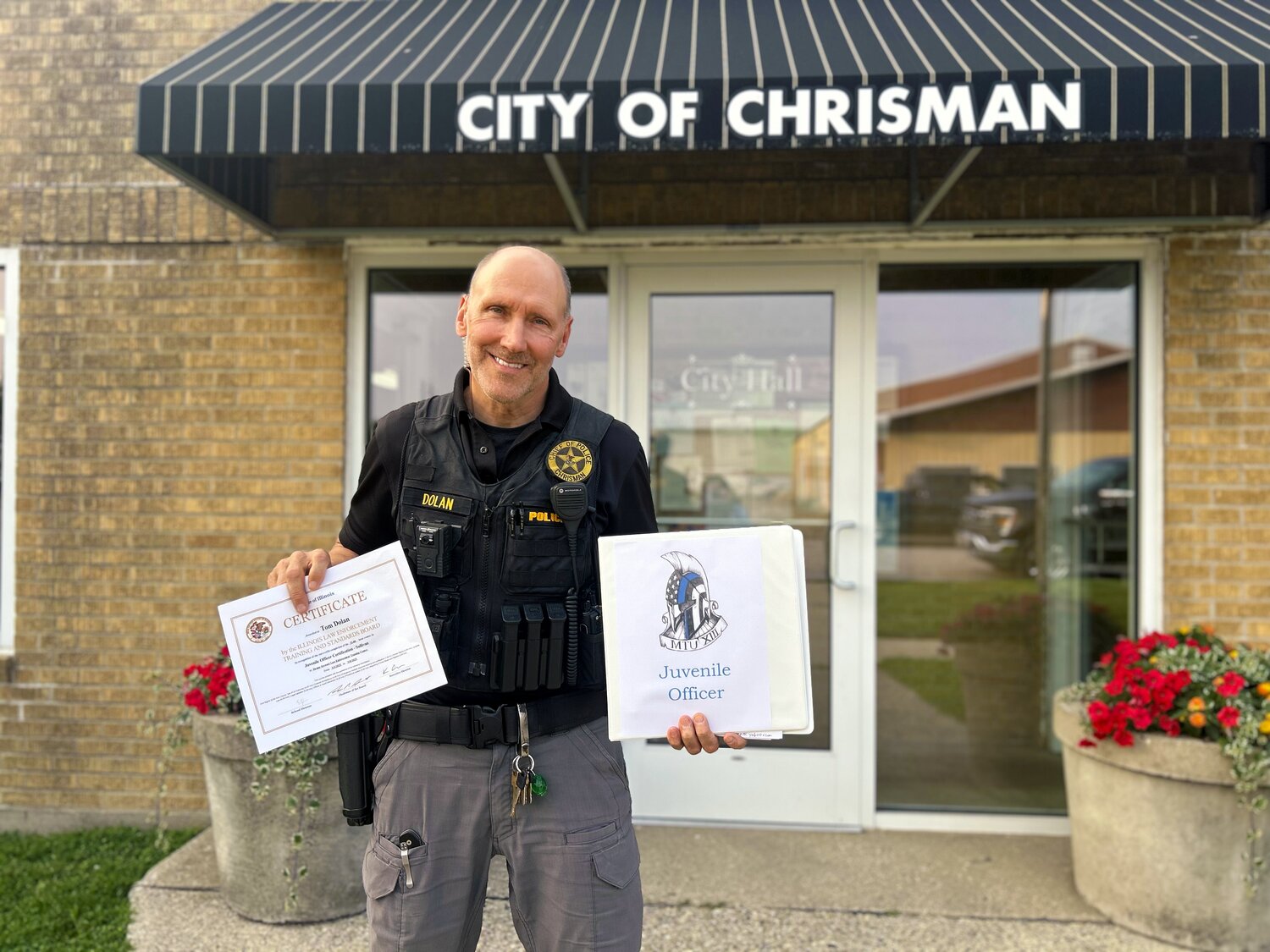Chrisman City recognizes good samaritans, Dolan earns certificate | The ...