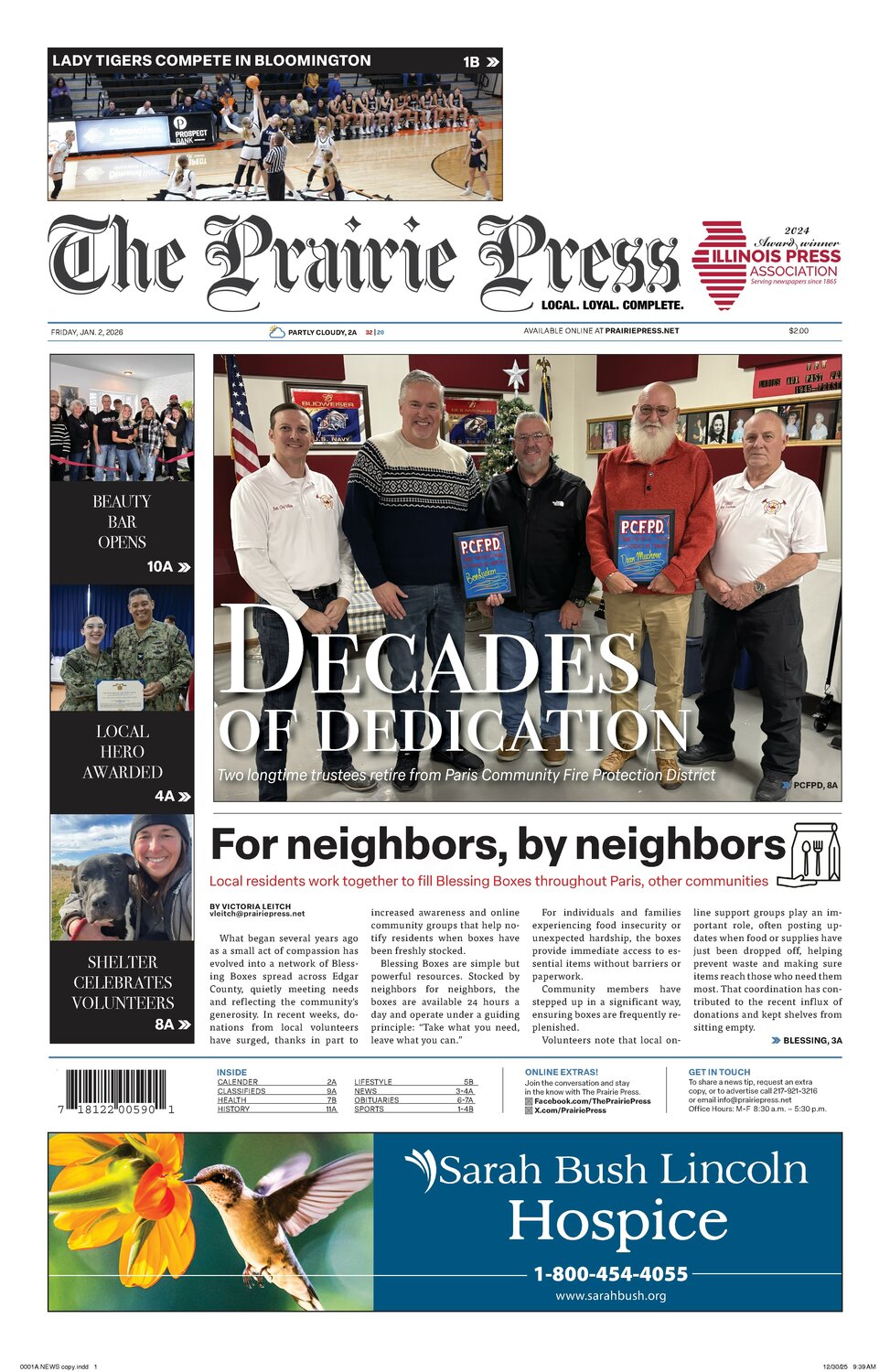 Friday, Jan. 2, 2026 | The Prairie Press