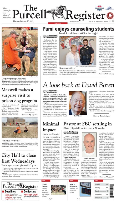 Home - Purcell Register