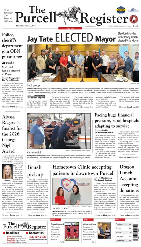 Home - Purcell Register