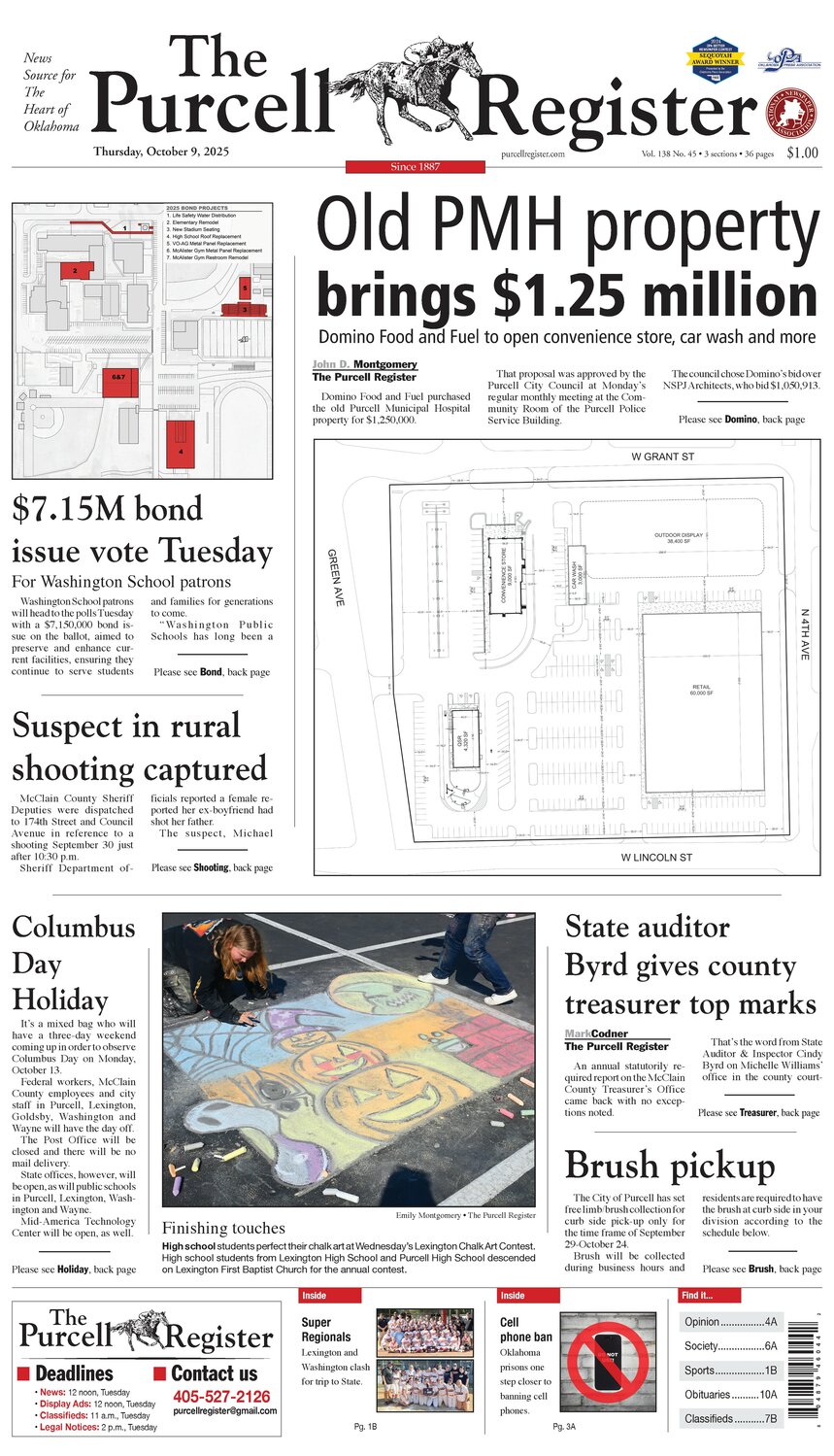 Oct 9, 2025 - Purcell Register