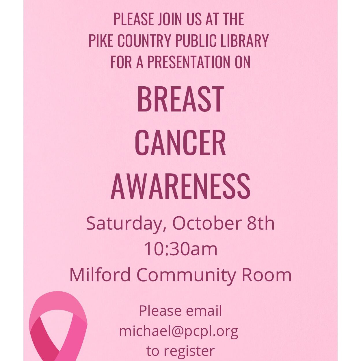 Breast Cancer Awareness @ PCPL | The River Reporter