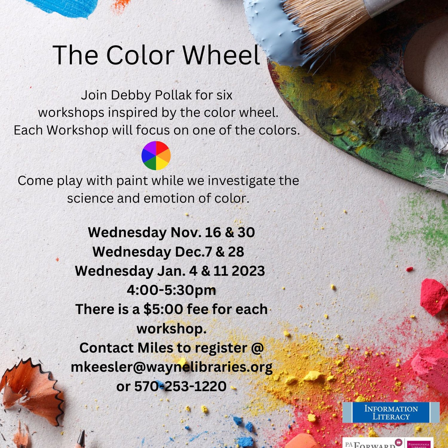 Color Wheel Art Program @ WCPL | The River Reporter