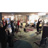 Chair Yoga @ LPL | The River Reporter