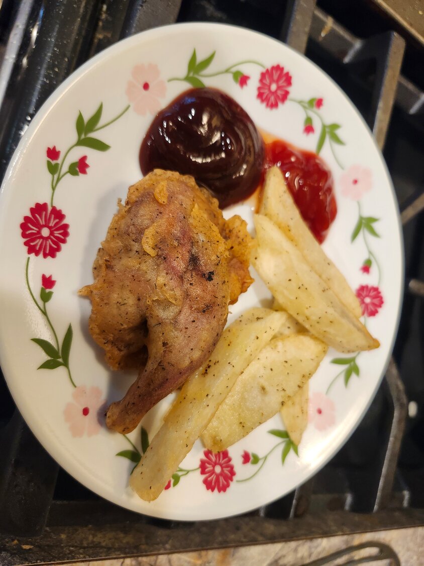 Dill-battered squirrel wings | The River Reporter