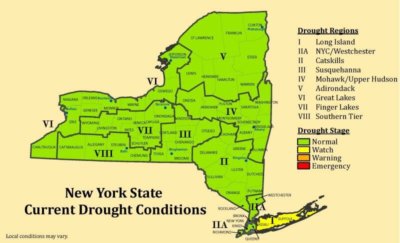 Upstate New York drought status returns to "Normal" | The River Reporter