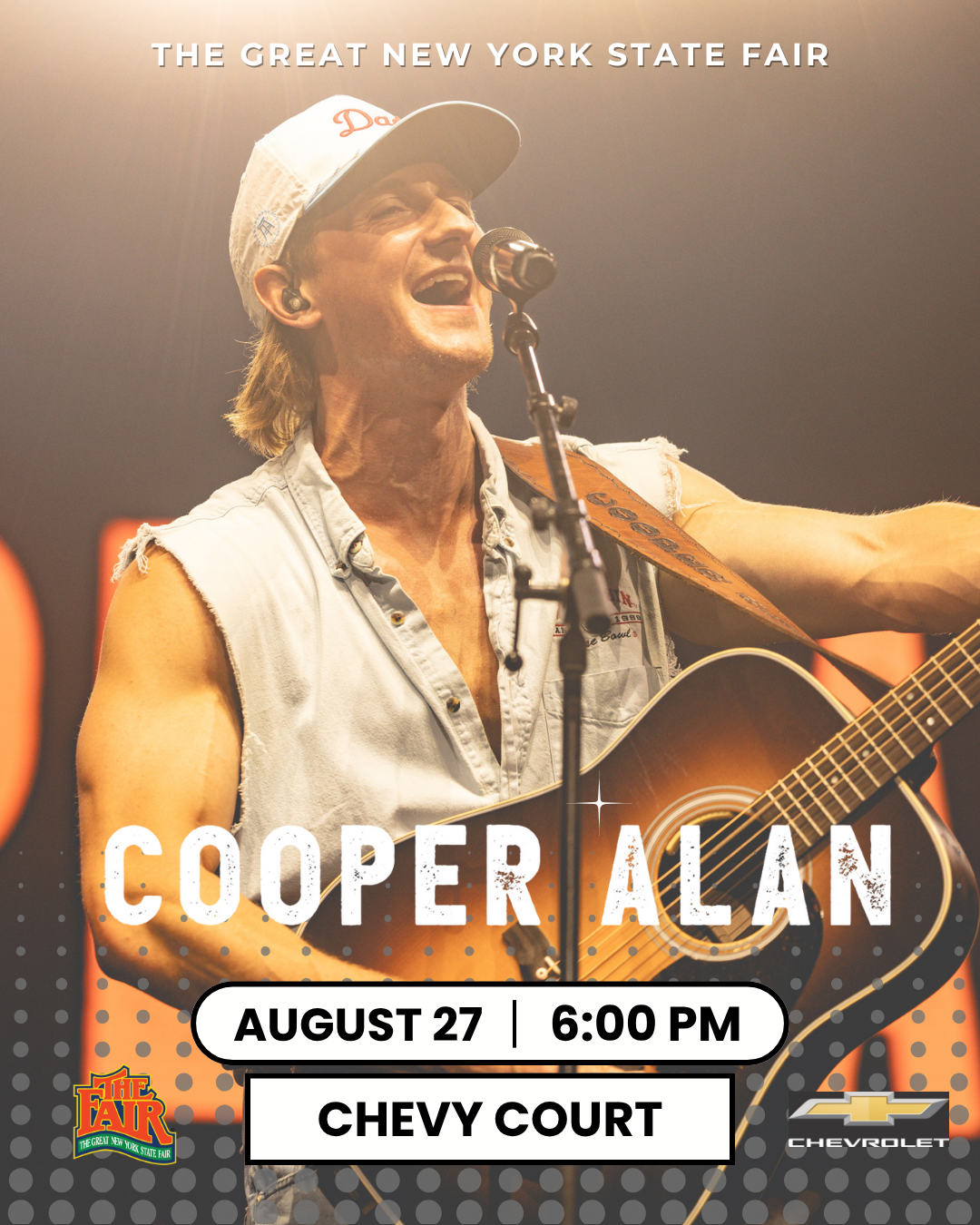 Cooper Alan to perform at the Great New York State Fair | The River ...