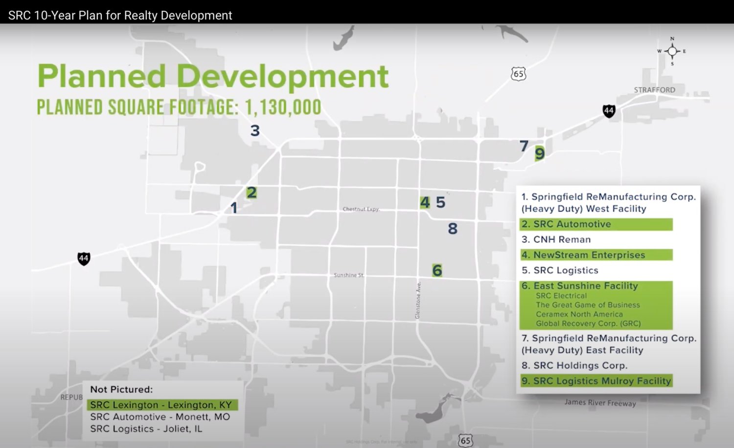 SRC plans up to $100M in developments over 10 years | Springfield ...