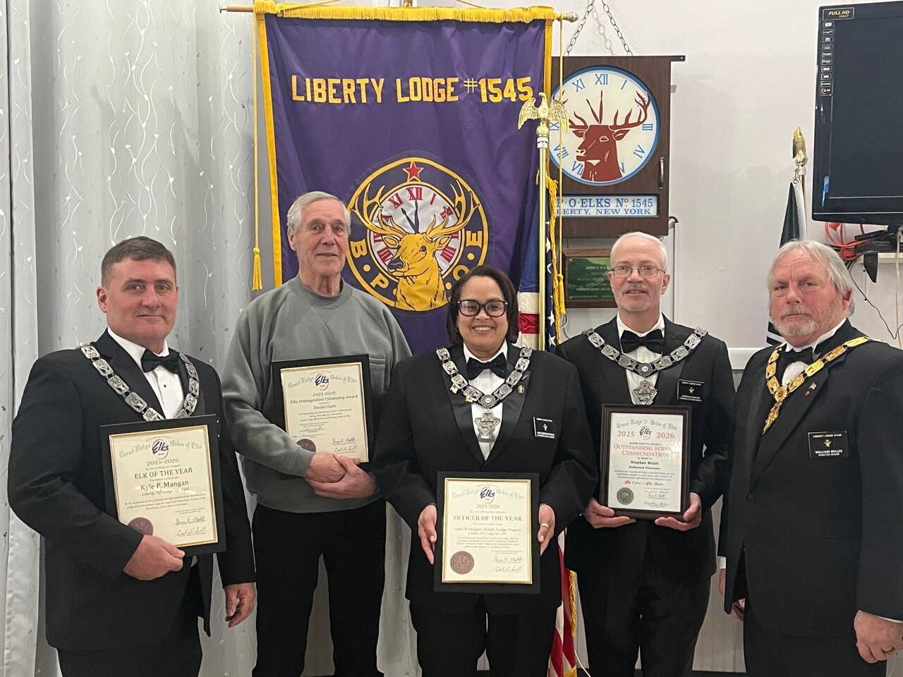Liberty Elks Lodge #1545 Installs officers for 2026-2027 - Sullivan ...