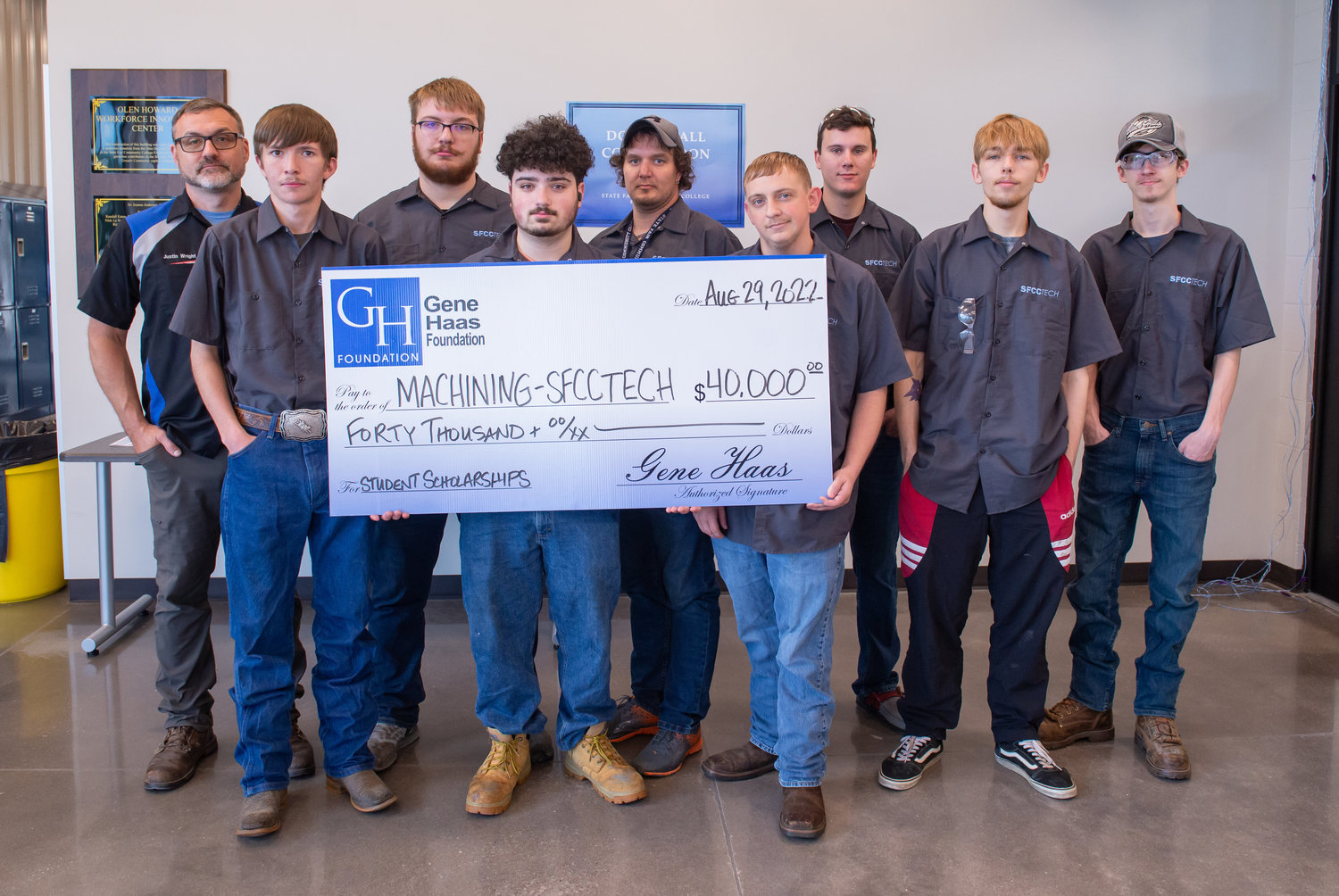 Gene Haas Foundation donates $40,000 to SFCC Foundation for ...