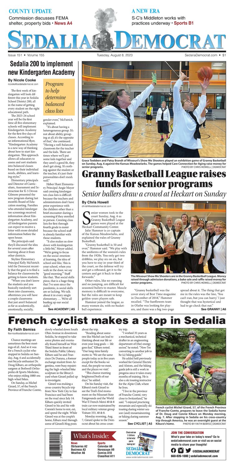 Tuesday, August 8, 2023 | Sedalia Democrat