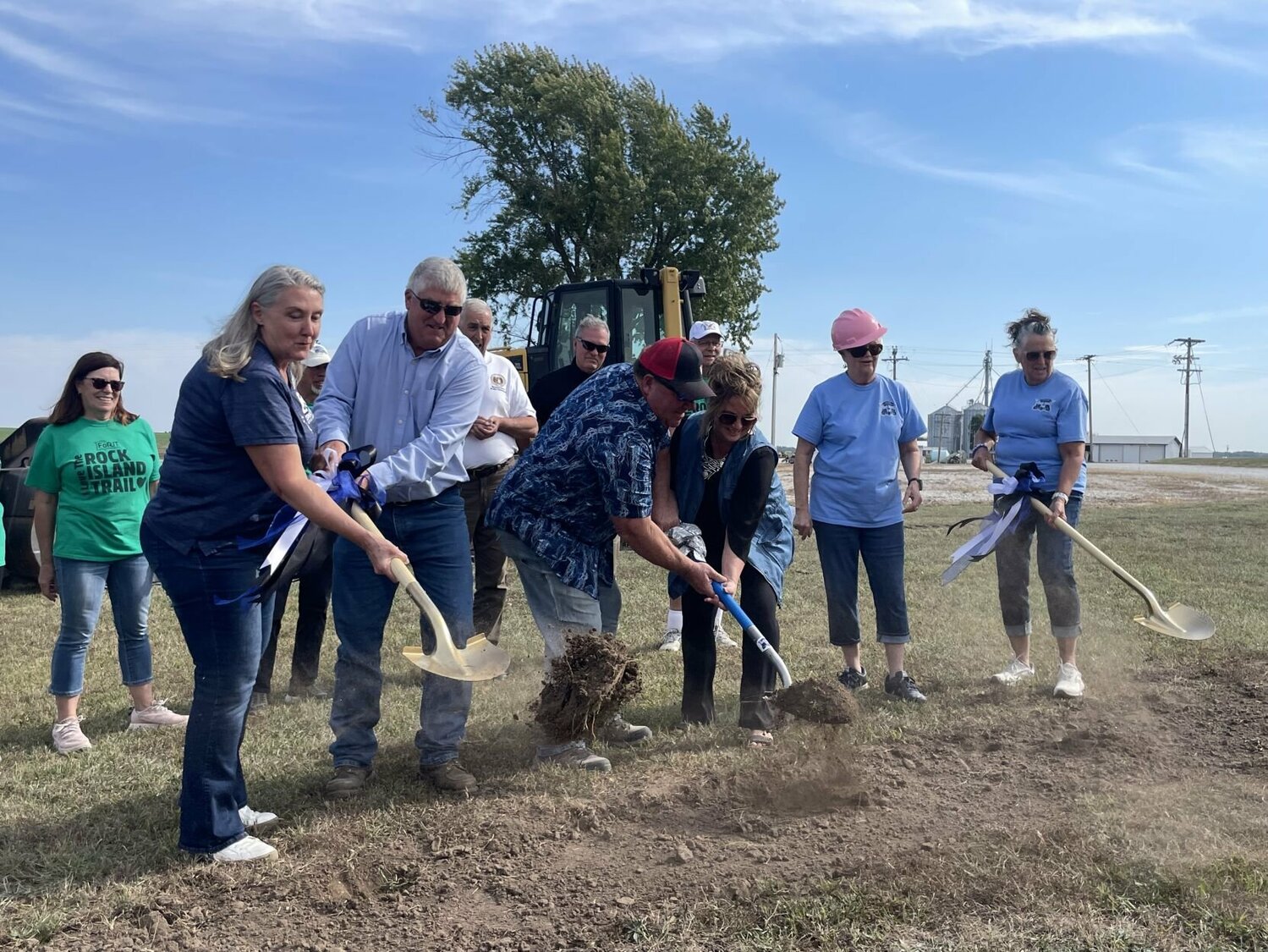 Cole Camp breaks ground on its portion of Rock Island Trail | Sedalia ...
