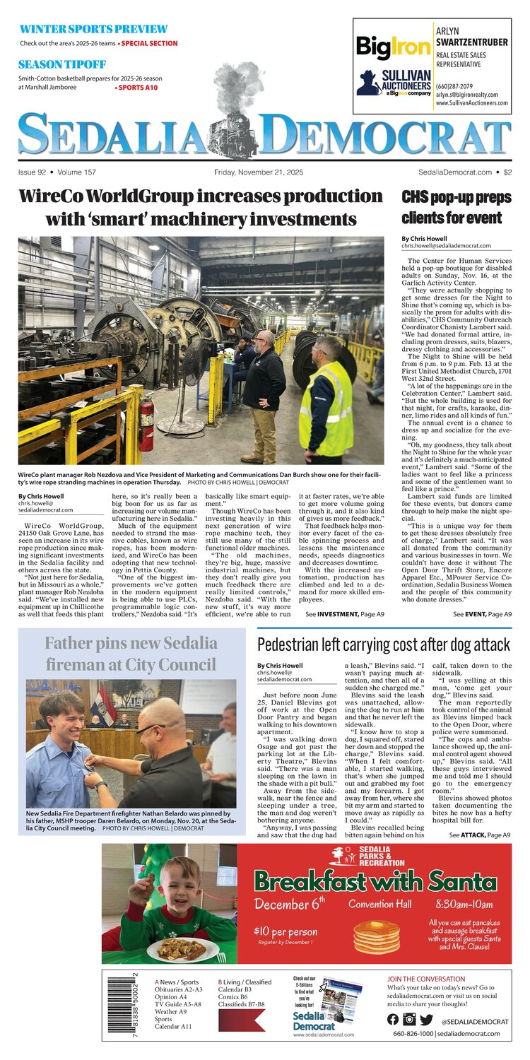 Friday, November 21, 2025 | Sedalia Democrat