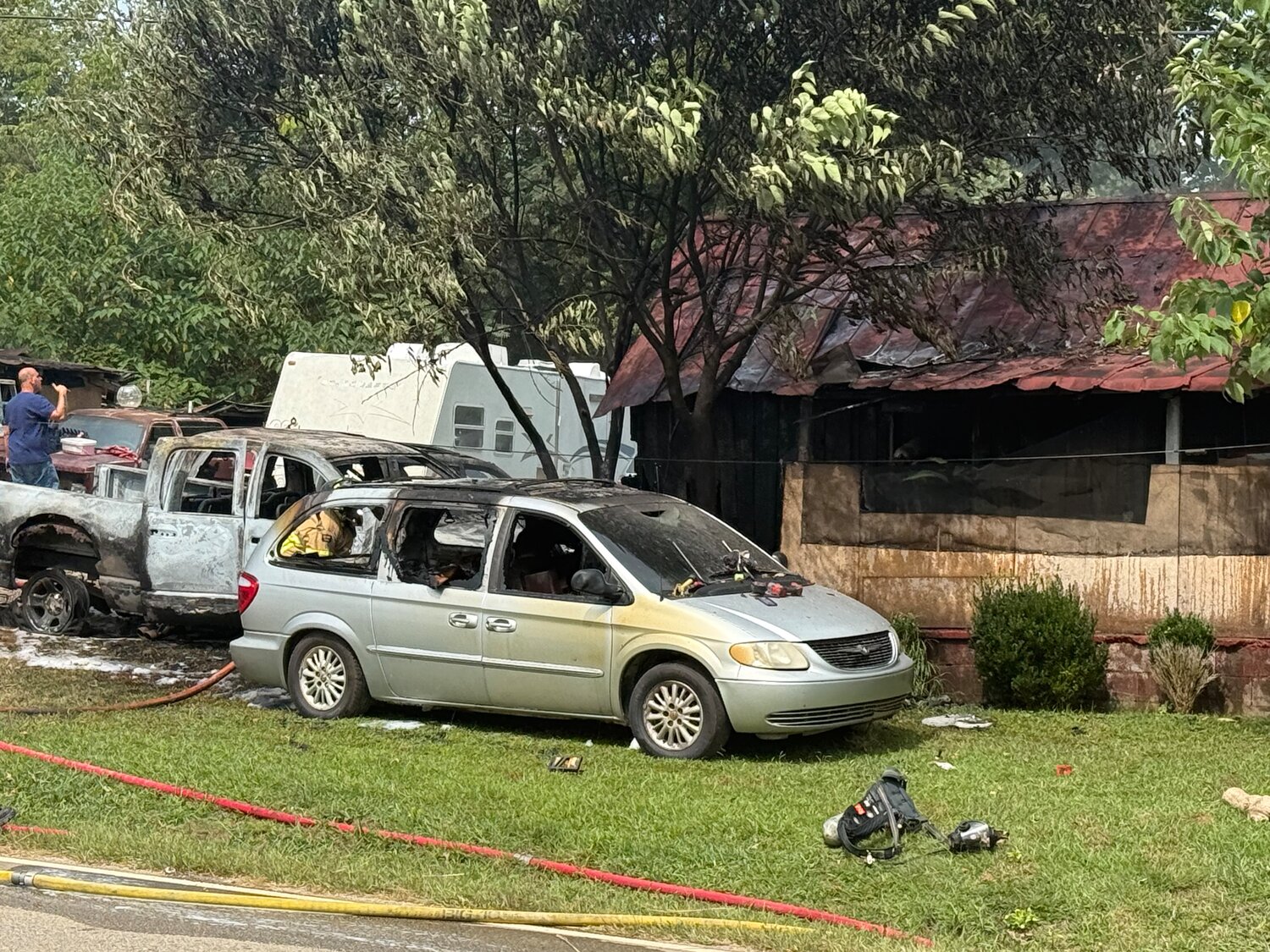 Fire on Frank's Ferry Road | Sparta Live