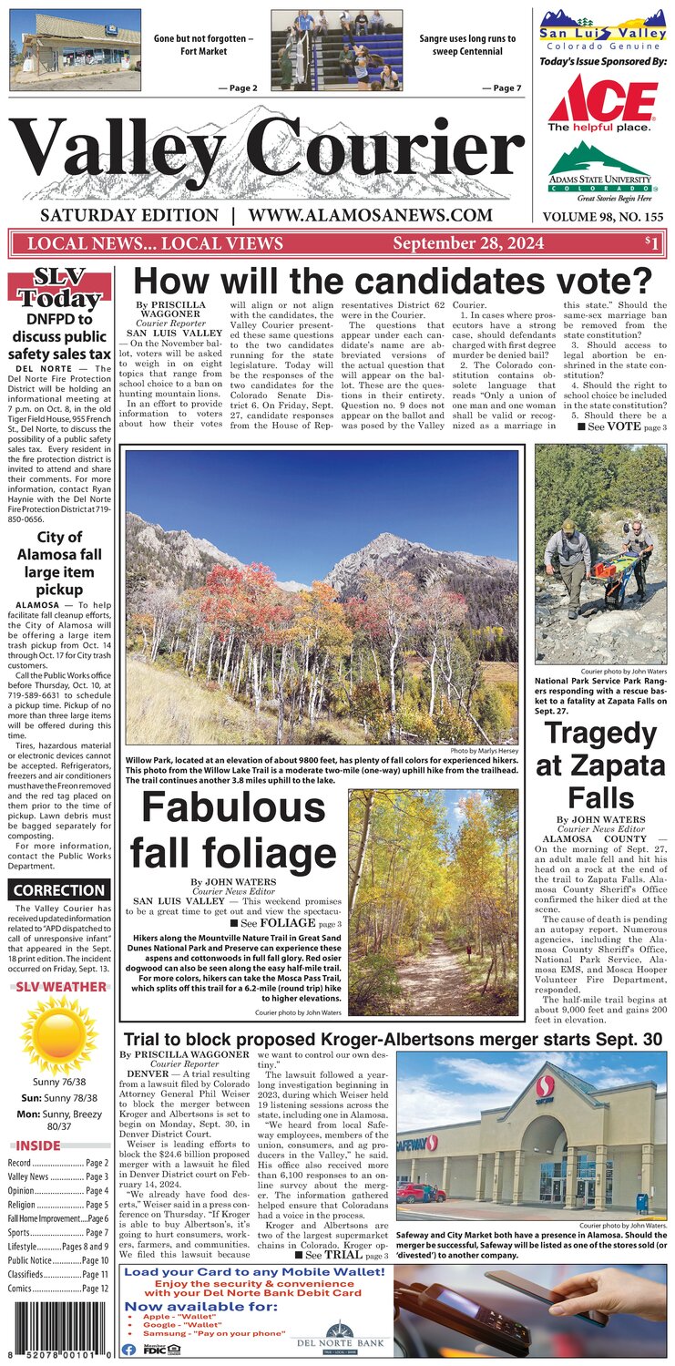 Valley Courier - The Alamosa News