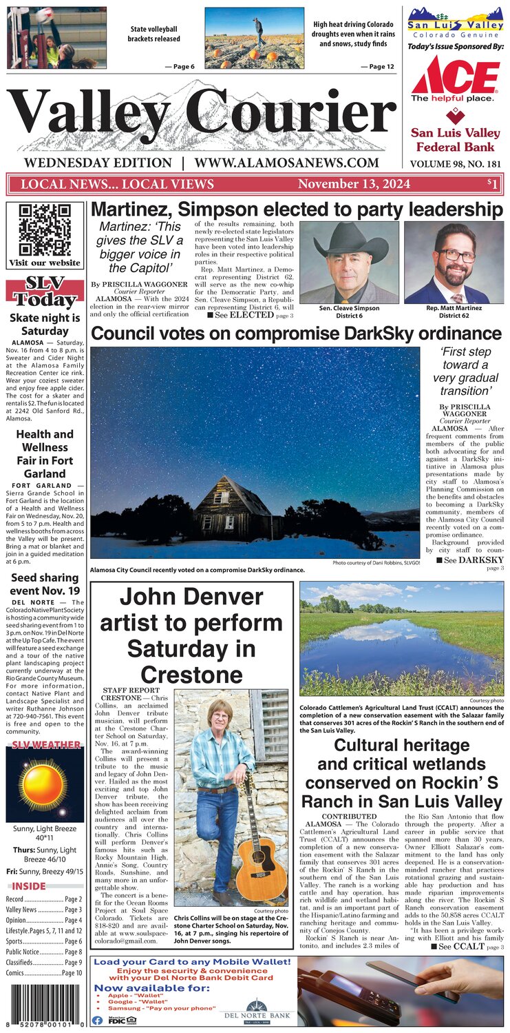 Valley Courier - The Alamosa News