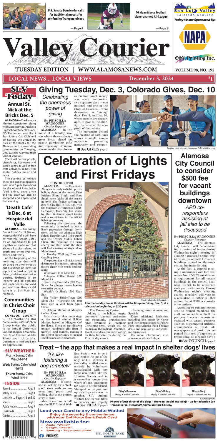 Valley Courier - The Alamosa News