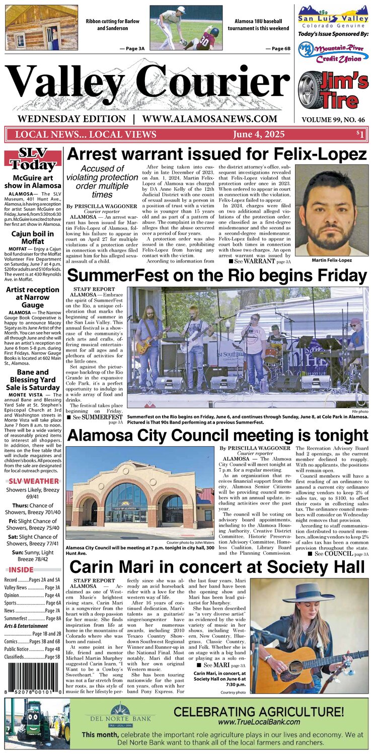 Valley Courier - The Alamosa News