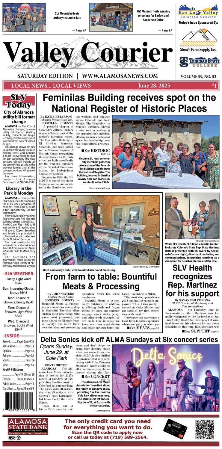 Valley Courier - The Alamosa News