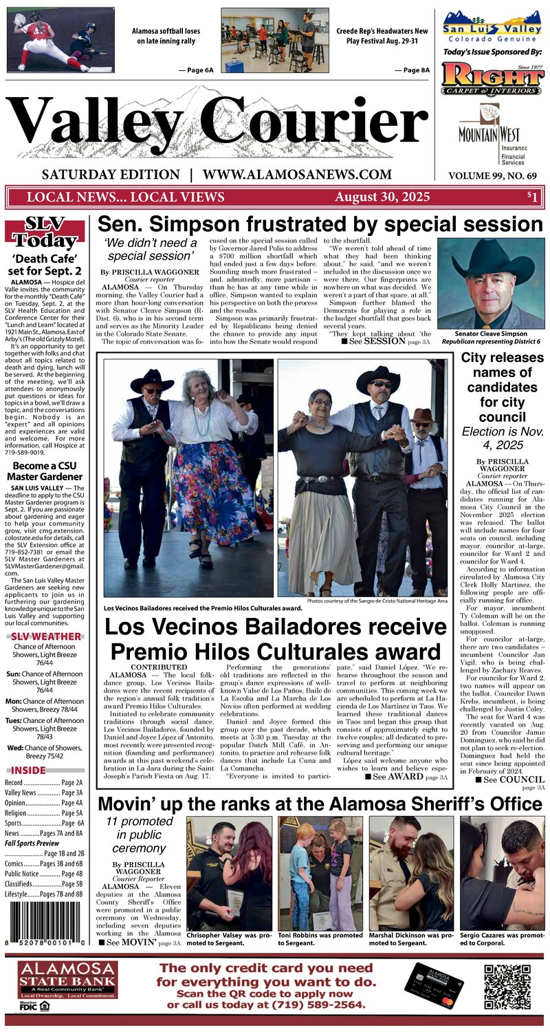 Valley Courier - The Alamosa News
