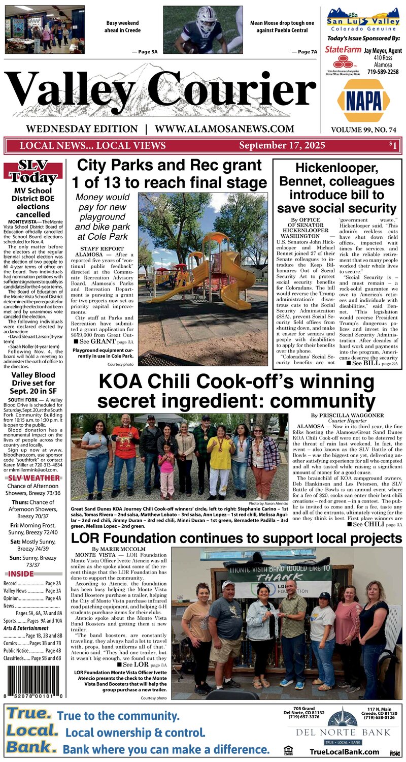 Valley Courier - The Alamosa News