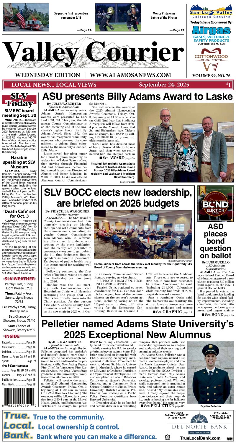 Valley Courier - The Alamosa News