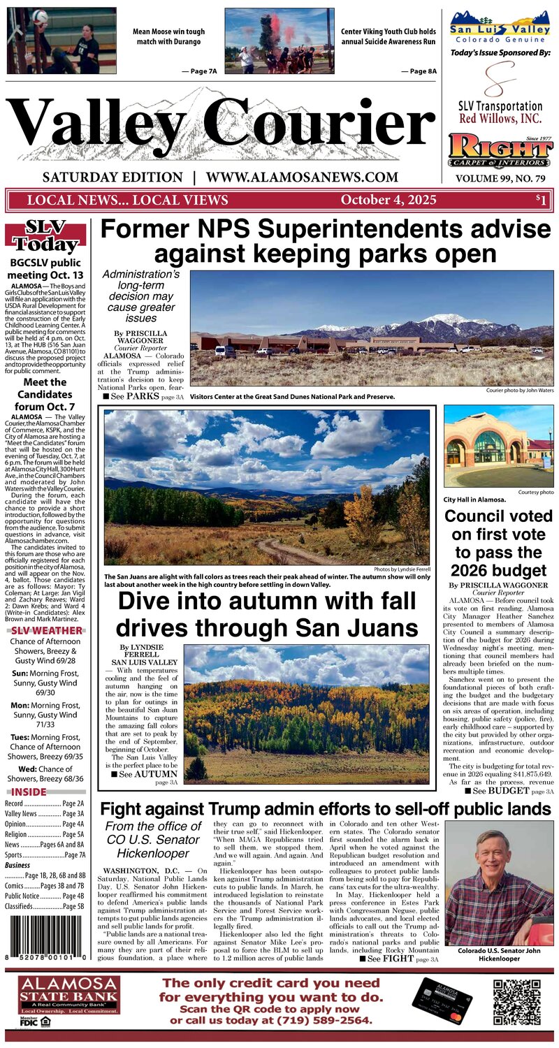 Valley Courier - The Alamosa News
