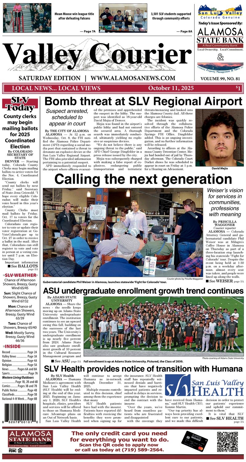 Valley Courier - The Alamosa News