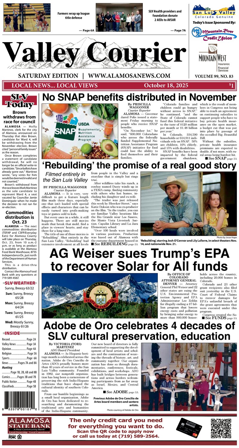 Valley Courier - The Alamosa News