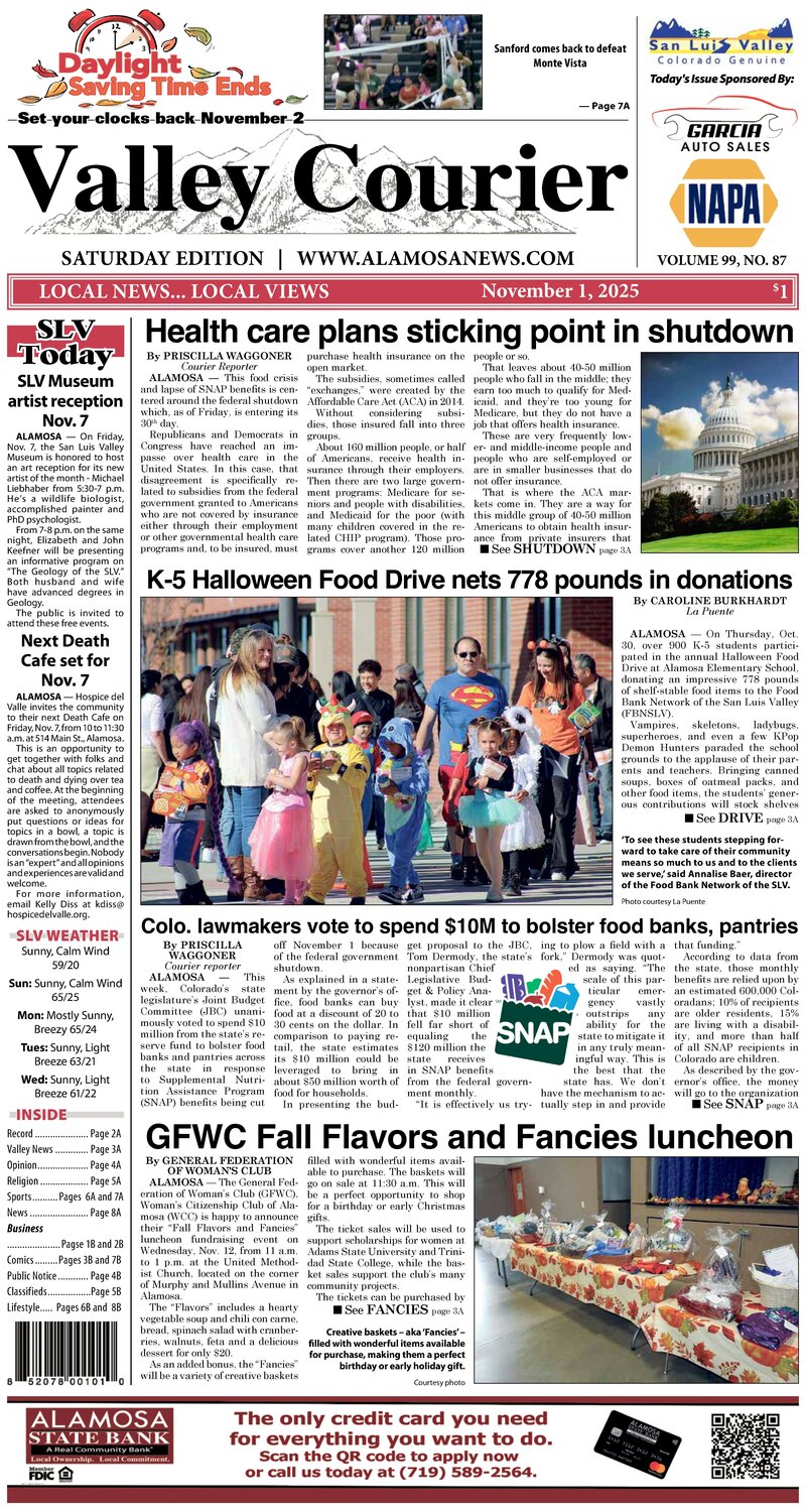 Valley Courier - The Alamosa News