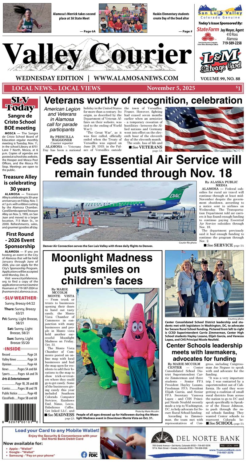 Valley Courier - The Alamosa News