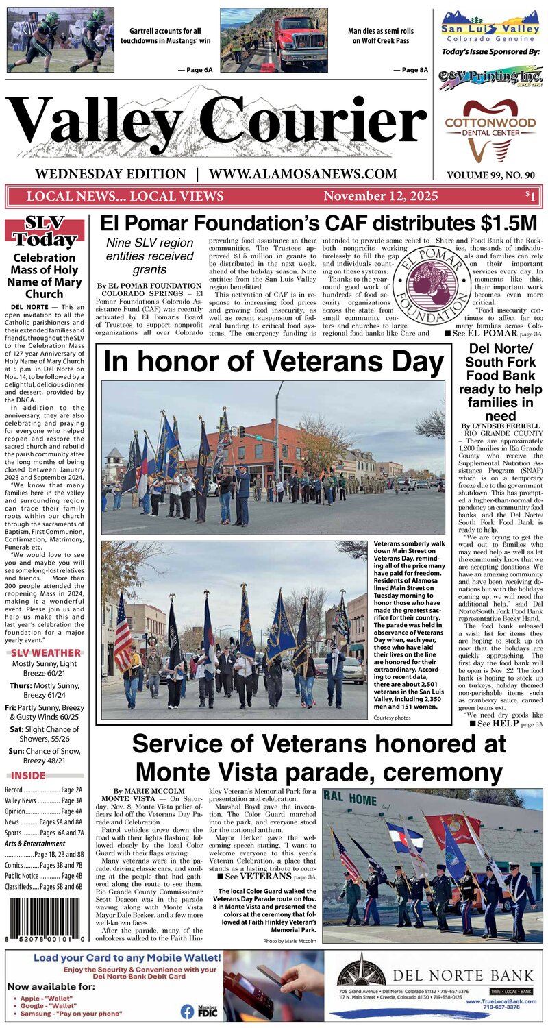 Valley Courier - The Alamosa News