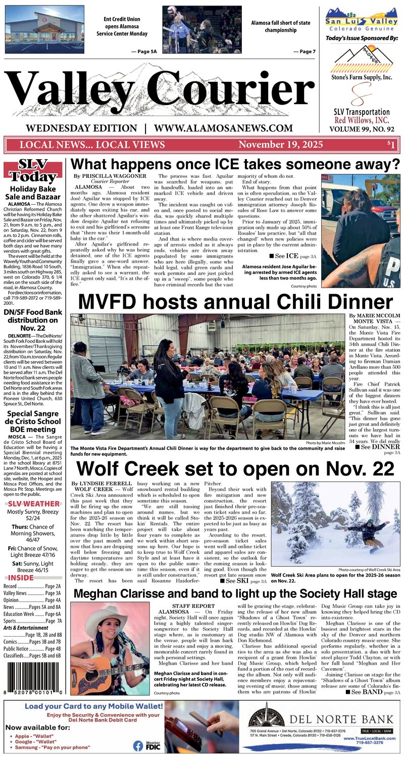 Valley Courier - The Alamosa News