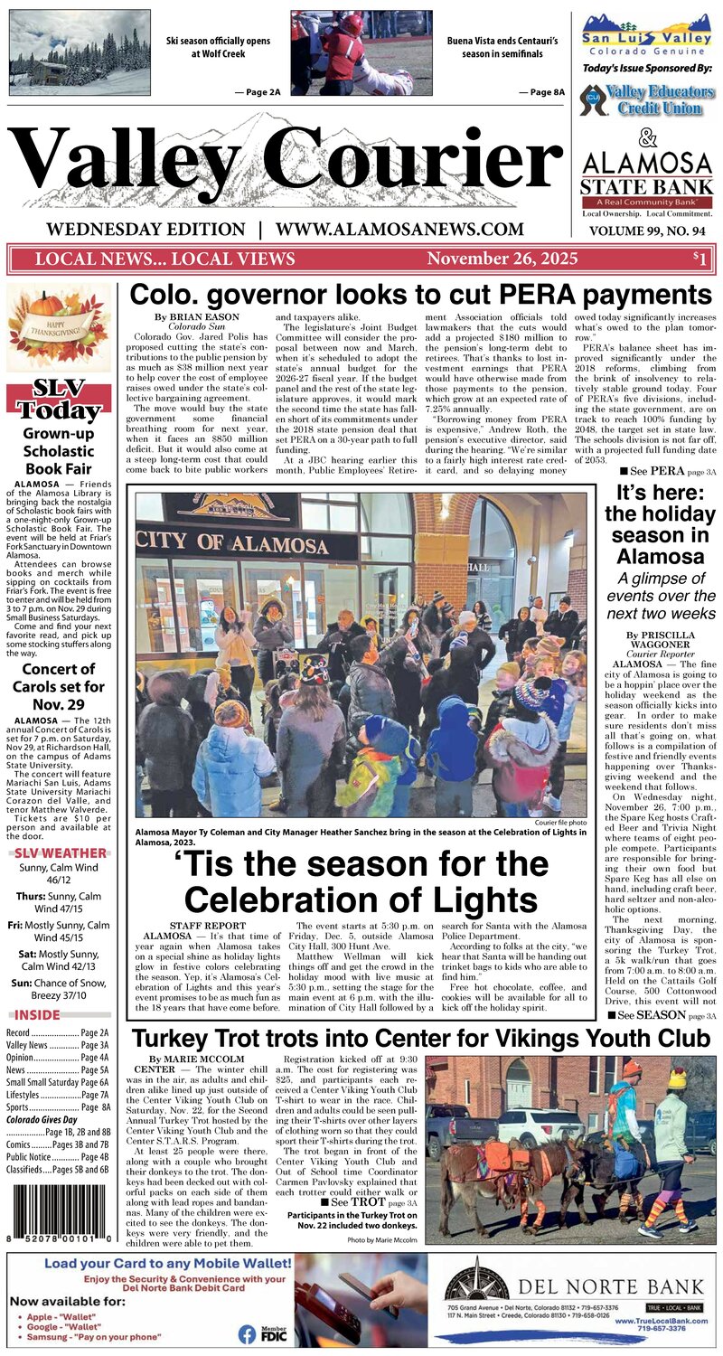 Valley Courier - The Alamosa News