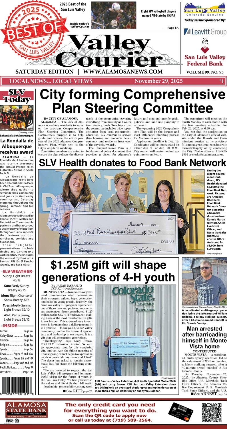 Valley Courier - The Alamosa News