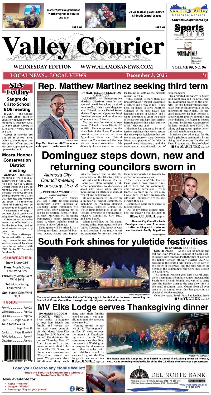 Valley Courier - The Alamosa News
