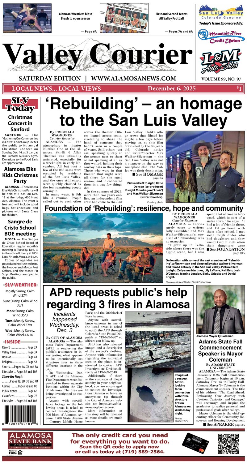 Valley Courier - The Alamosa News