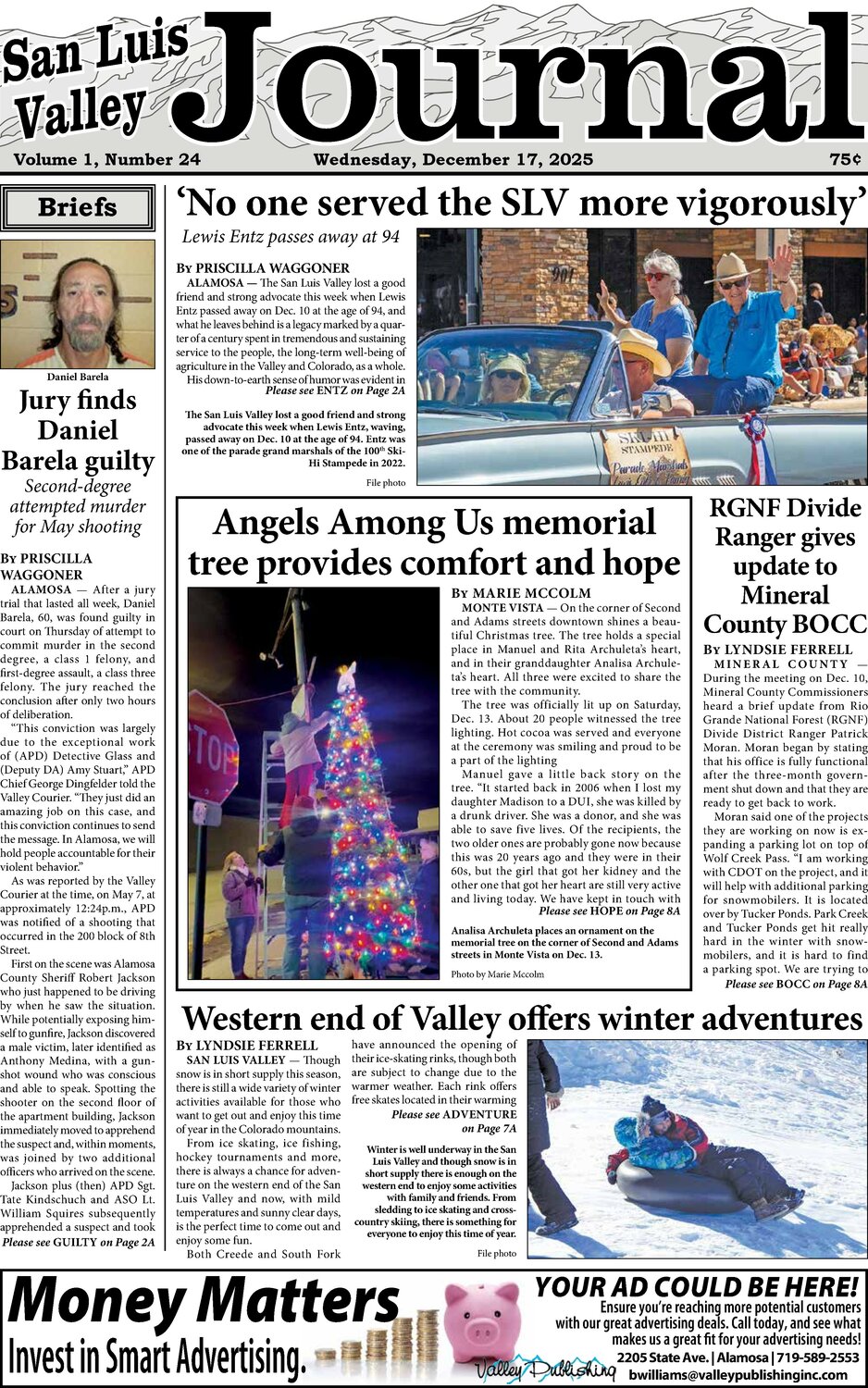 San Luis Valley Journal - The Monte Vista Journal