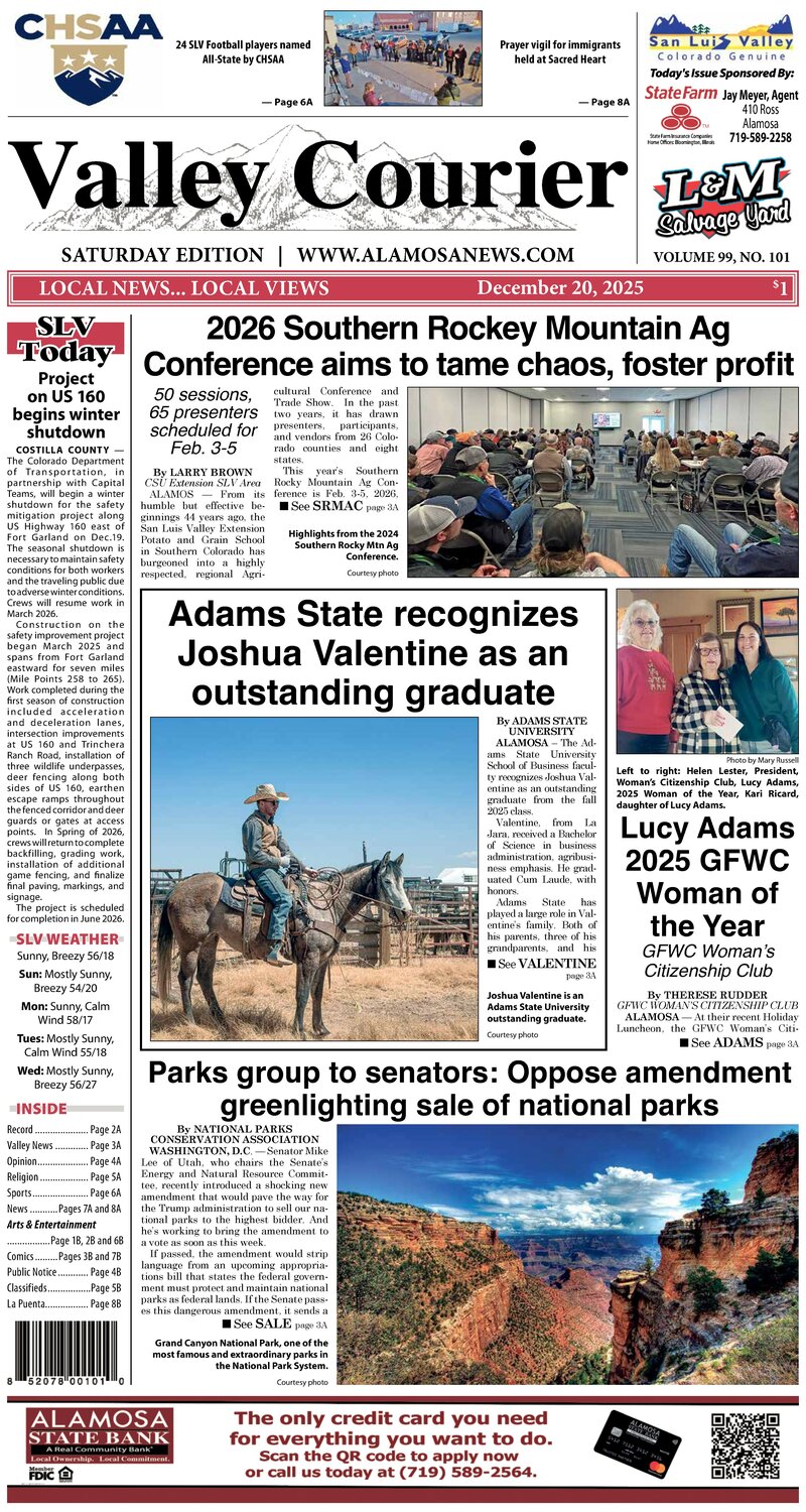 Valley Courier - The Alamosa News