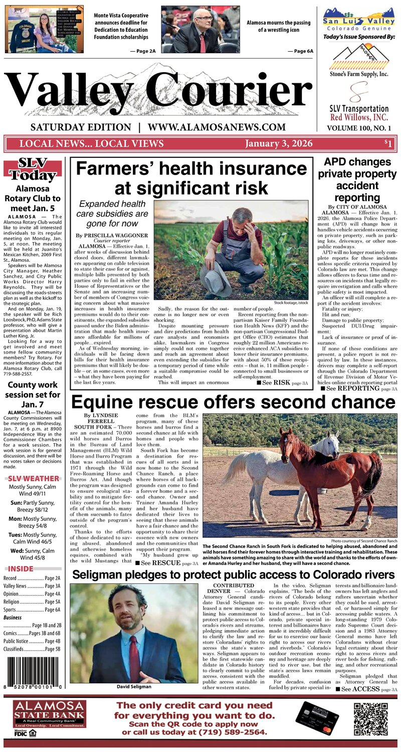 Valley Courier - The Alamosa News