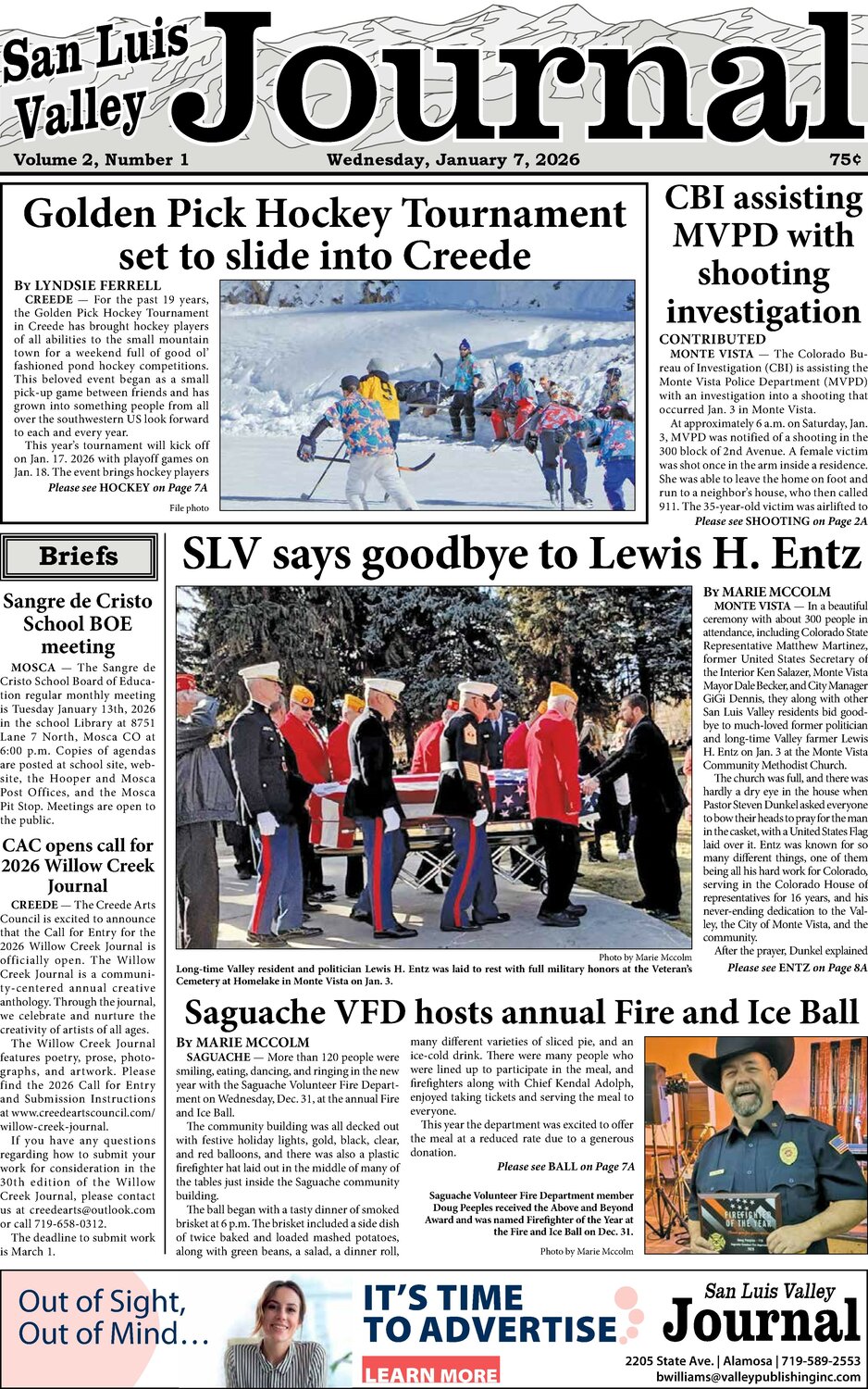 San Luis Valley Journal - The Monte Vista Journal